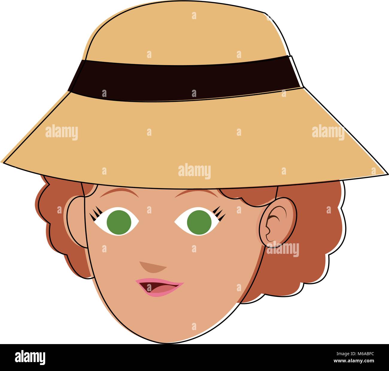 Woman face cartoon Stock Vector Image & Art - Alamy