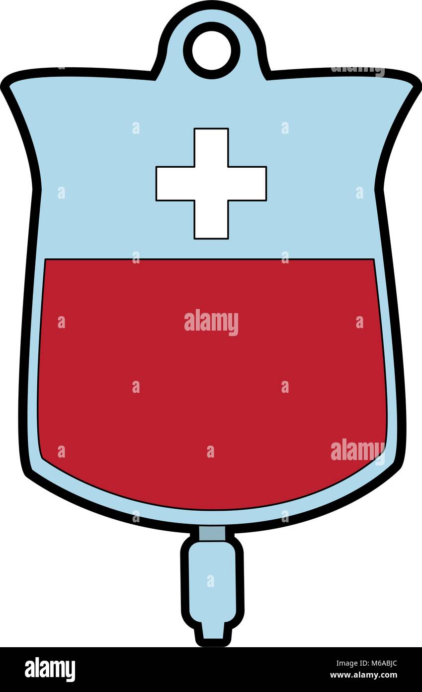 Blood bag symbol Stock Vector Image & Art - Alamy
