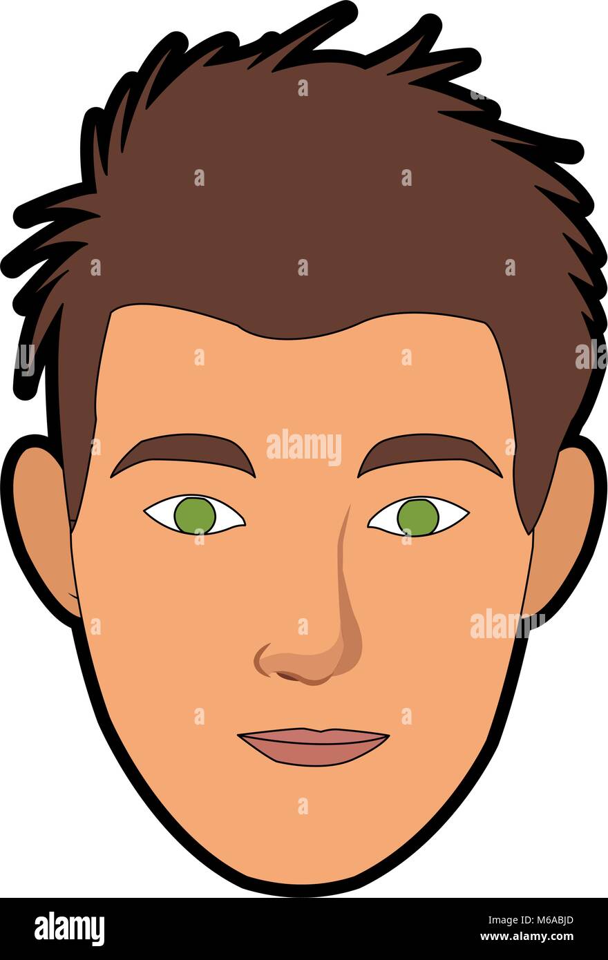 Man face cartoon Stock Vector Image & Art - Alamy