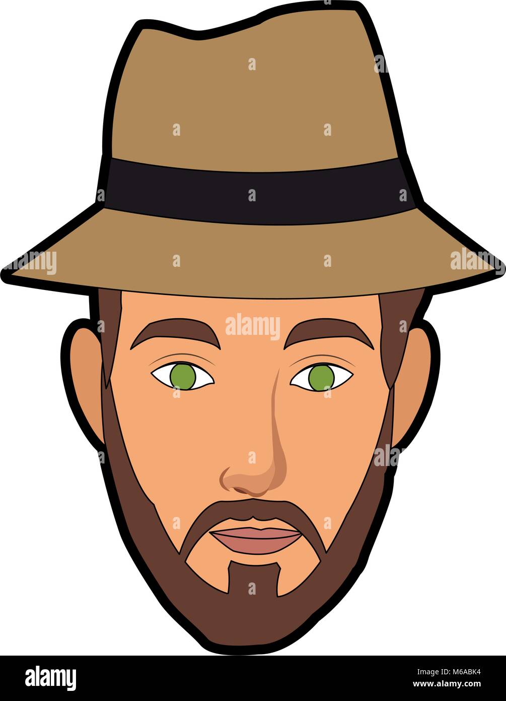Man face cartoon Stock Vector Image & Art - Alamy