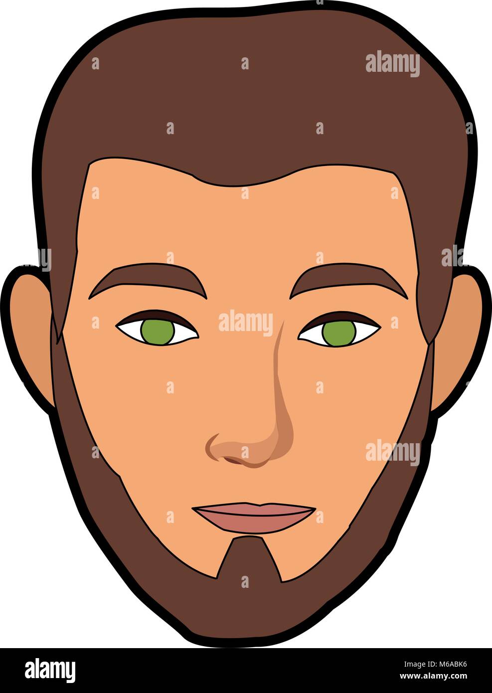 Man face cartoon Stock Vector Image & Art - Alamy