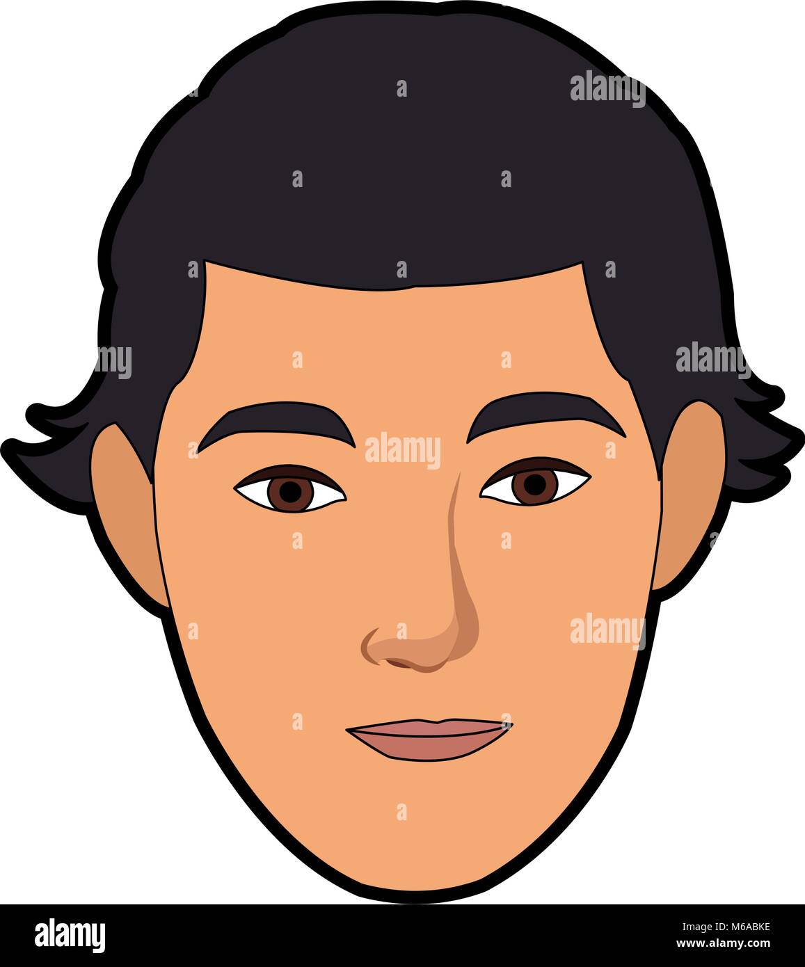 Man face cartoon Stock Vector Image & Art - Alamy