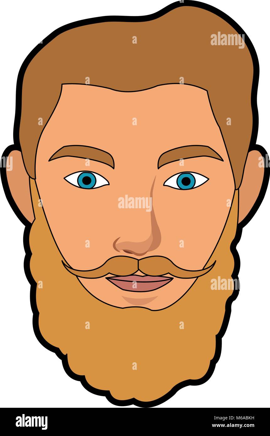 Hipster face cartoon Stock Vector Image & Art - Alamy