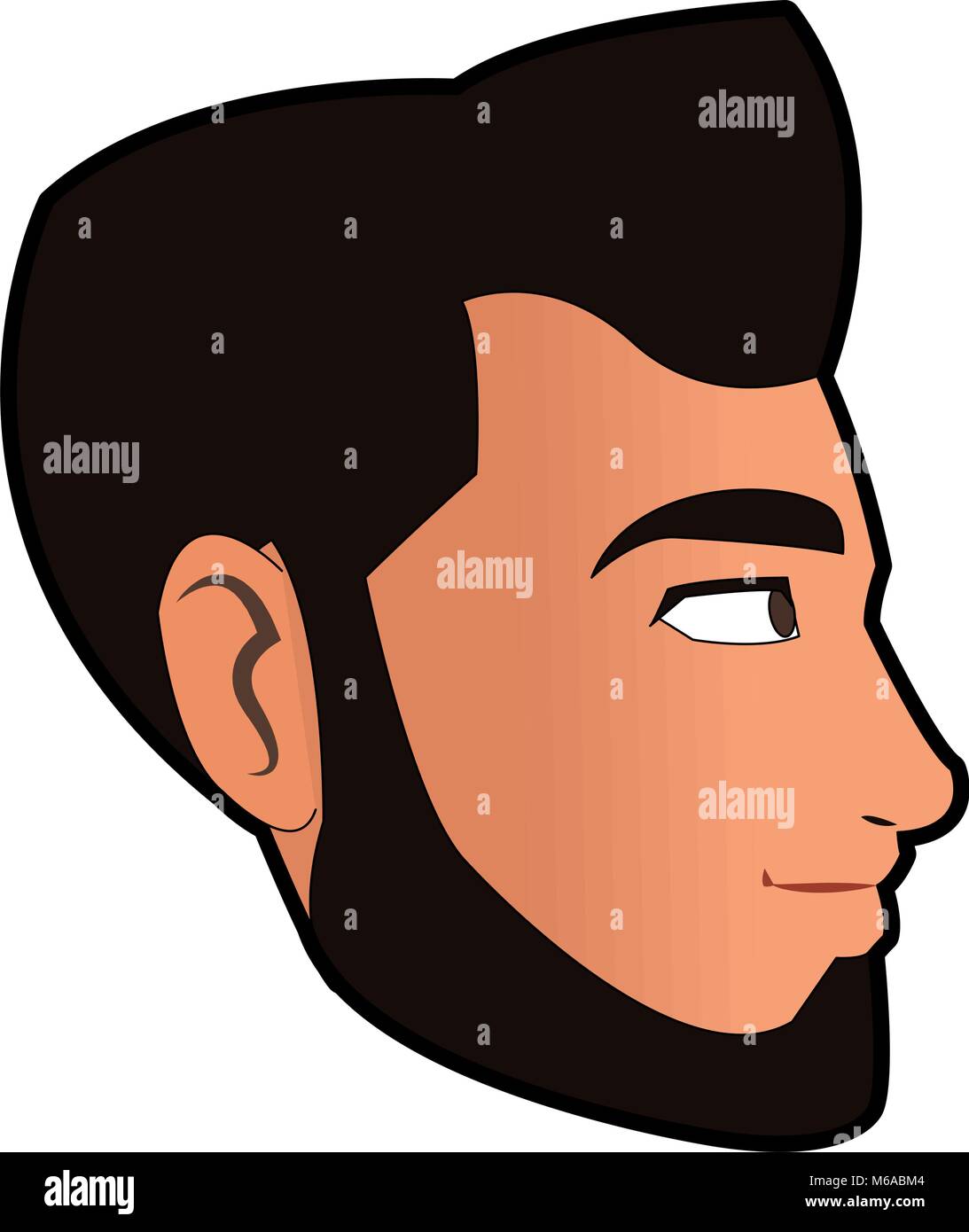 Man face cartoon Stock Vector Image & Art - Alamy