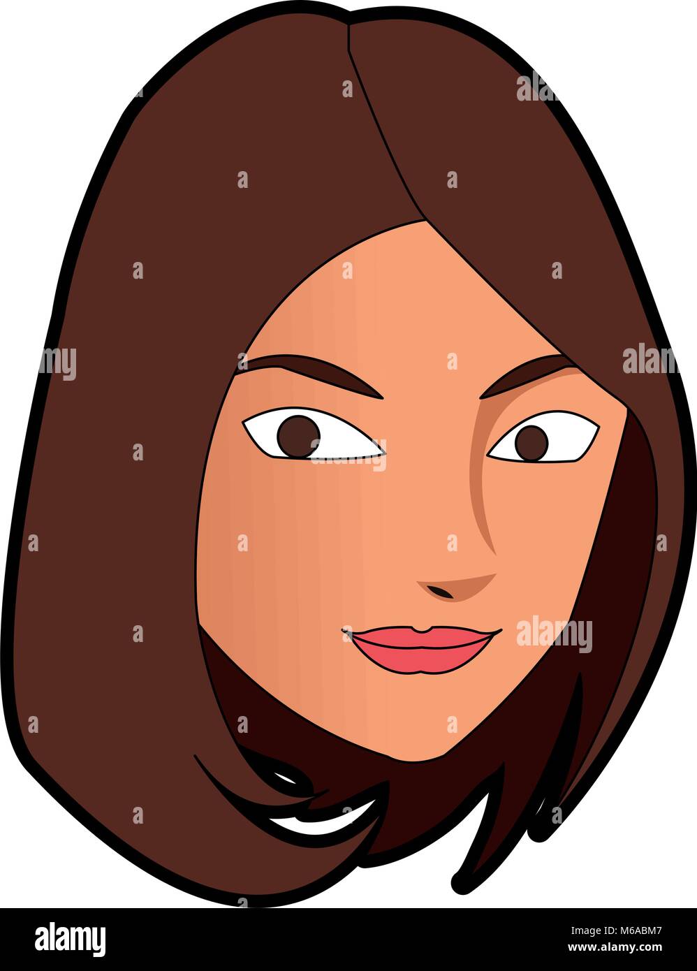 Woman face cartoon Stock Vector Image & Art - Alamy