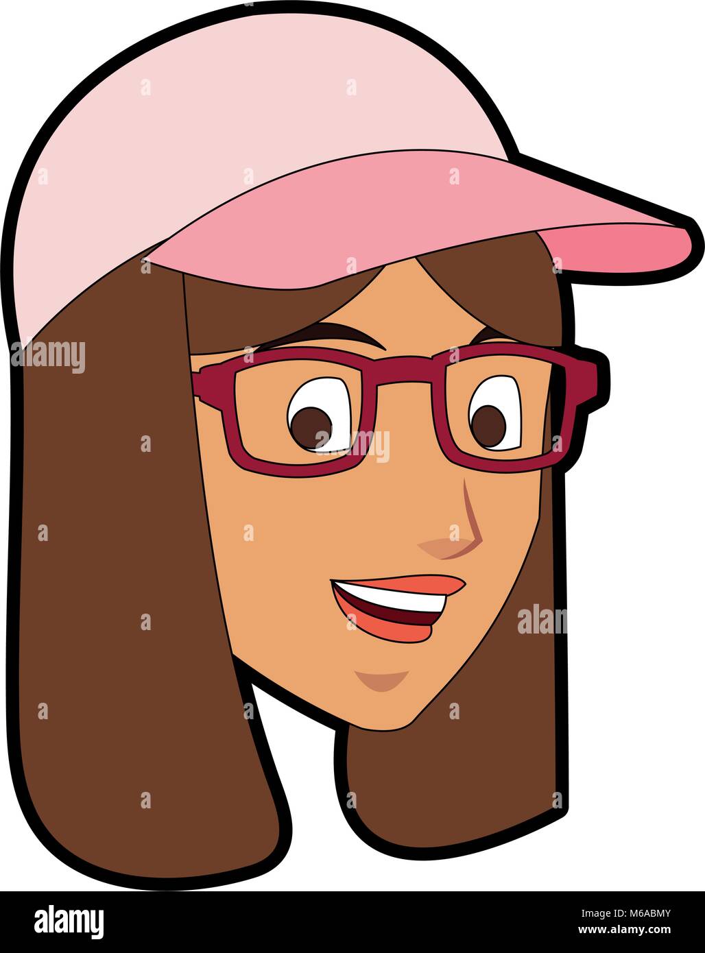 Woman face cartoon Stock Vector Image & Art - Alamy