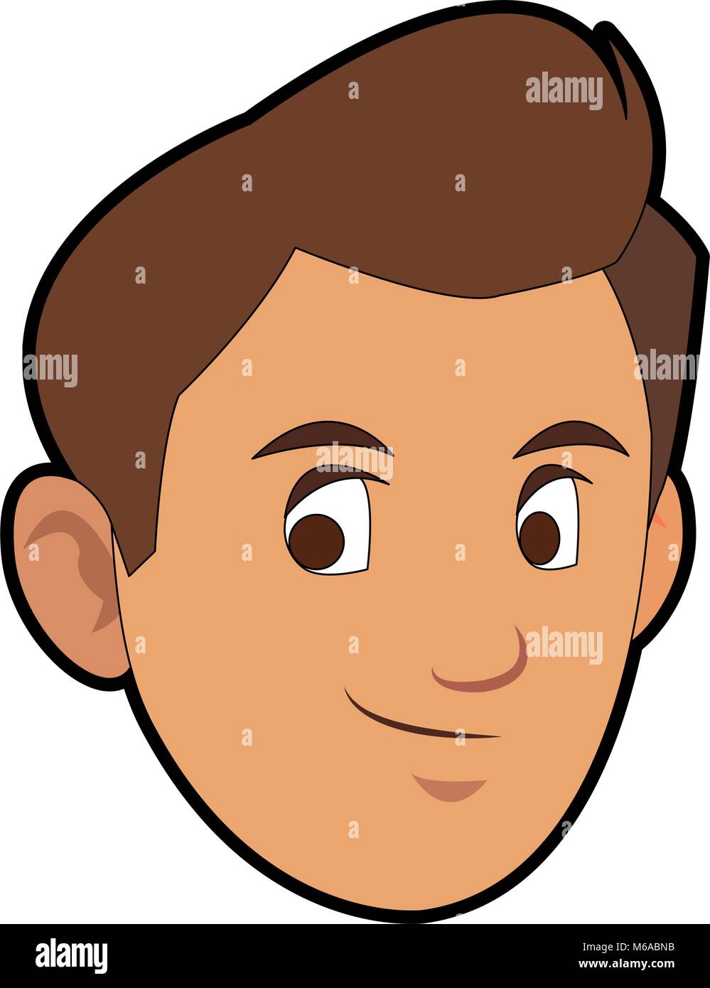 Man face cartoon Stock Vector Image & Art - Alamy