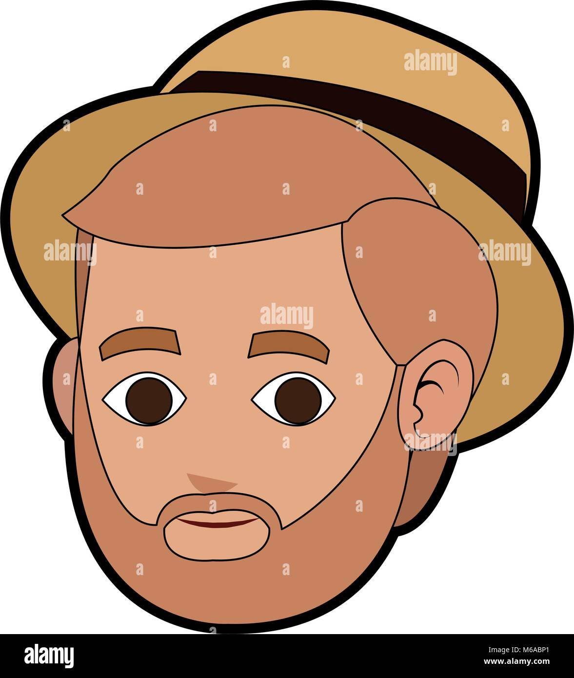 Man face cartoon Stock Vector Image & Art - Alamy