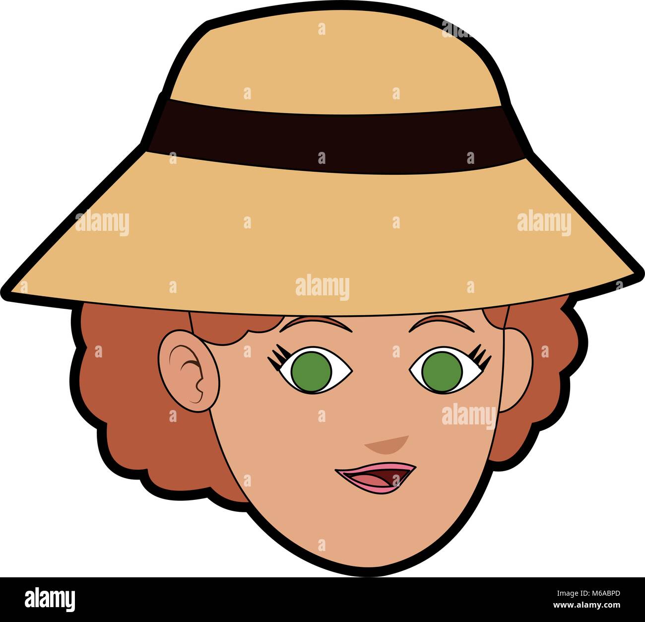 Woman face cartoon Stock Vector Image & Art - Alamy