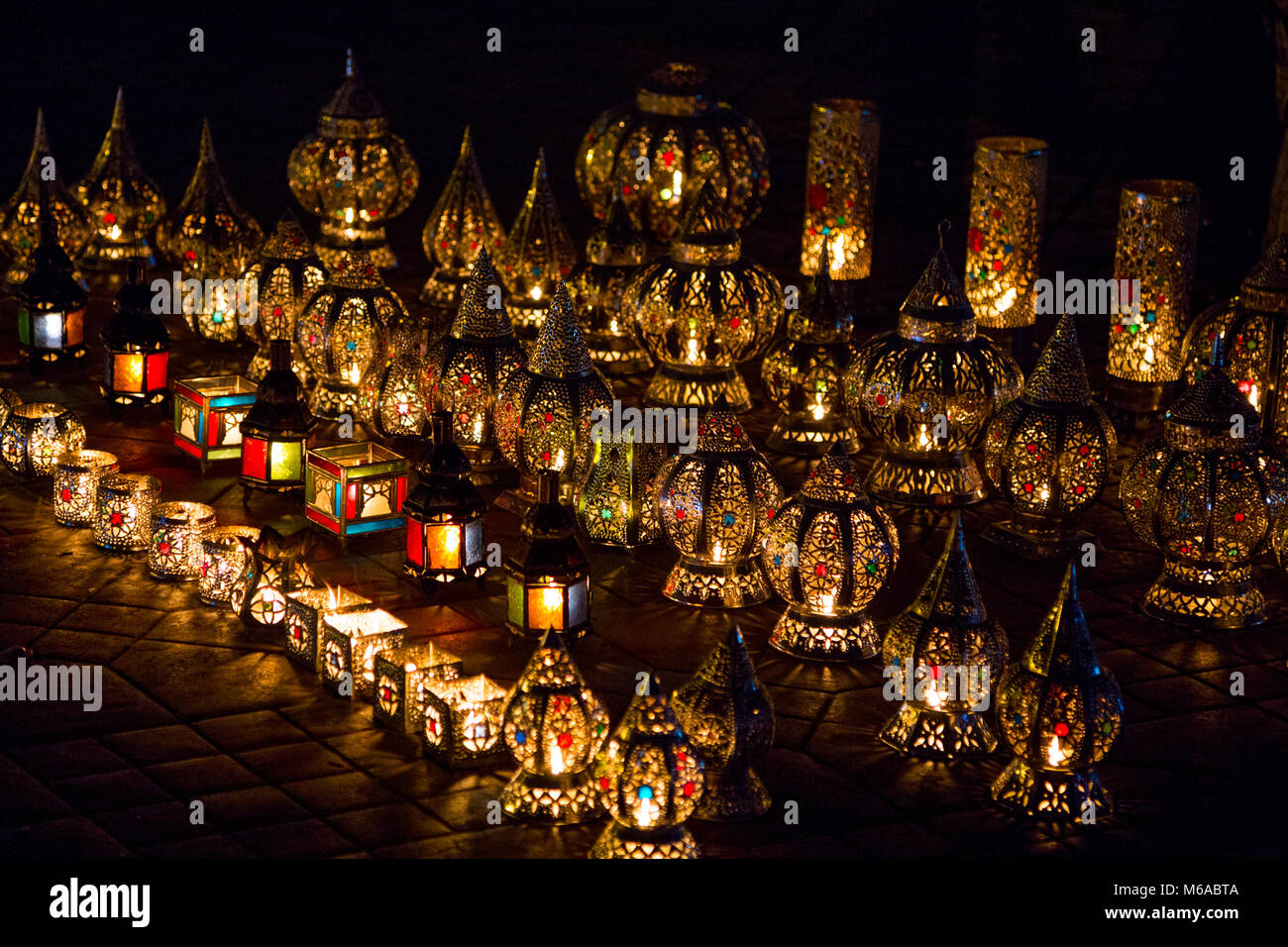 Colourful night markets hi-res stock photography and images - Alamy