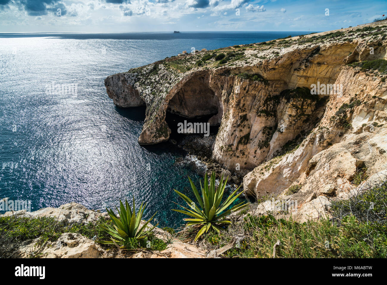 Blue Grotto, Malta, Europe Stock Photo - Alamy