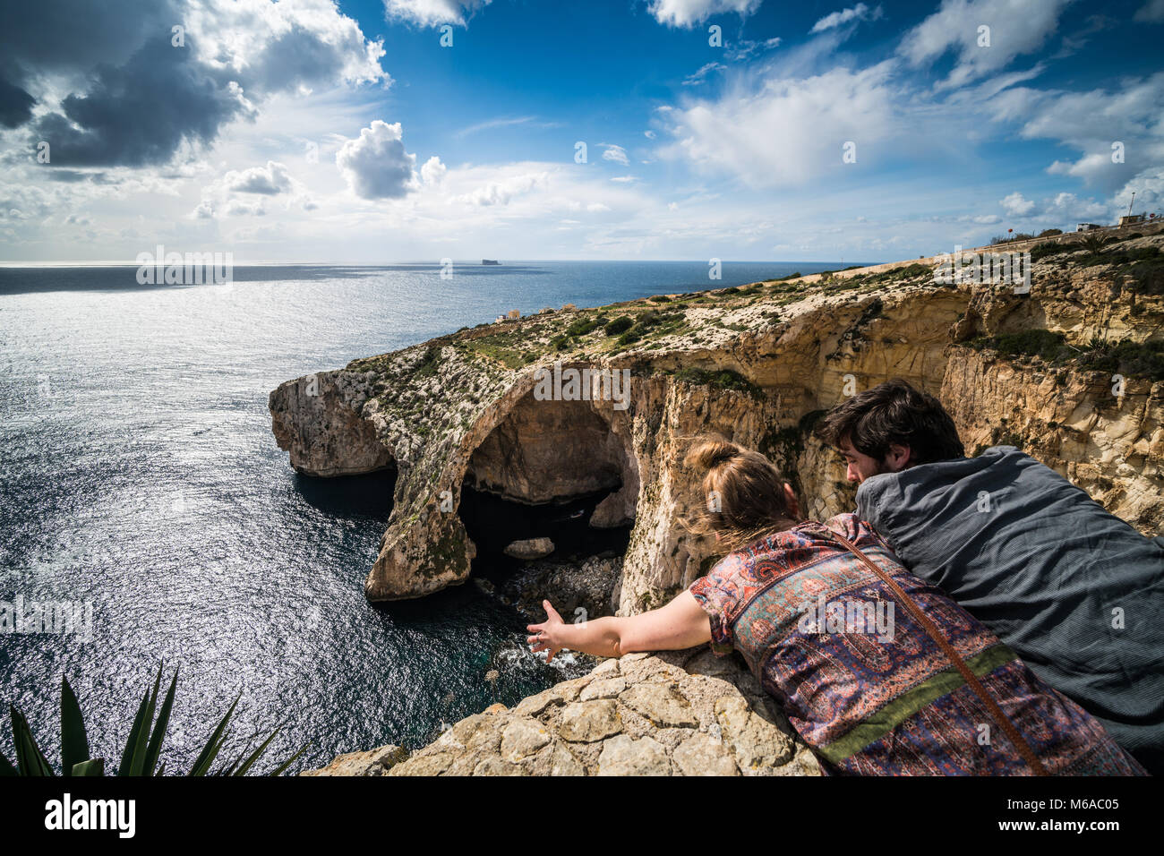 Blue Grotto, Malta, Europe Stock Photo - Alamy