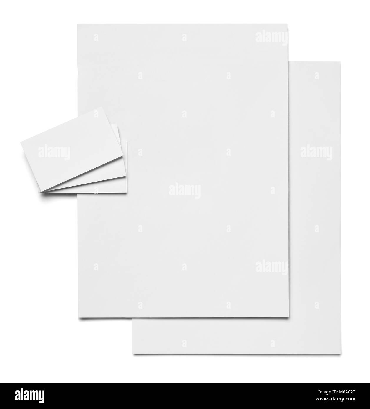 close up of a white paper document on white background Stock Photo - Alamy
