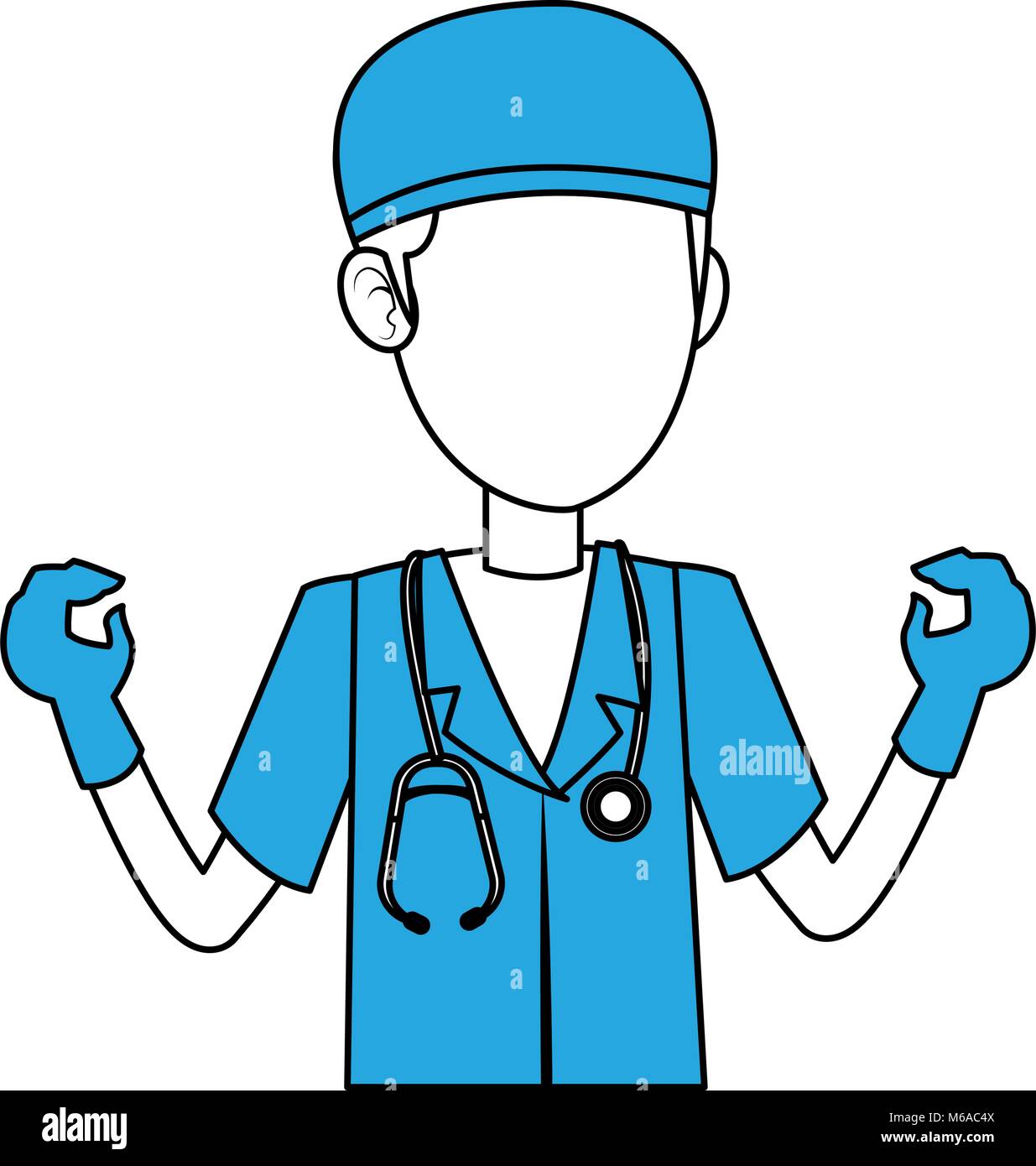 Doctor cap Stock Vector Images - Alamy