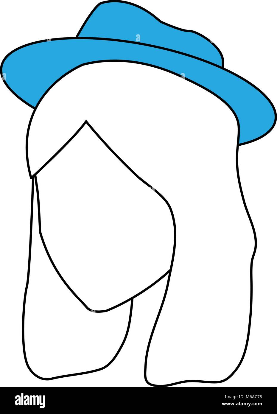 Happy woman face to the sun Stock Vector Images - Alamy