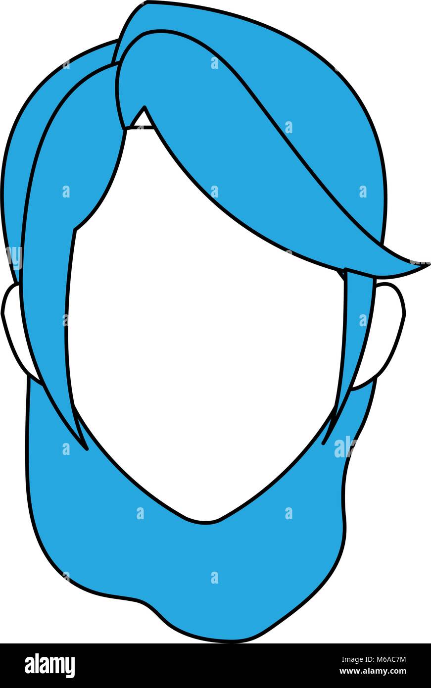 Woman faceless cartoon Stock Vector Image & Art - Alamy