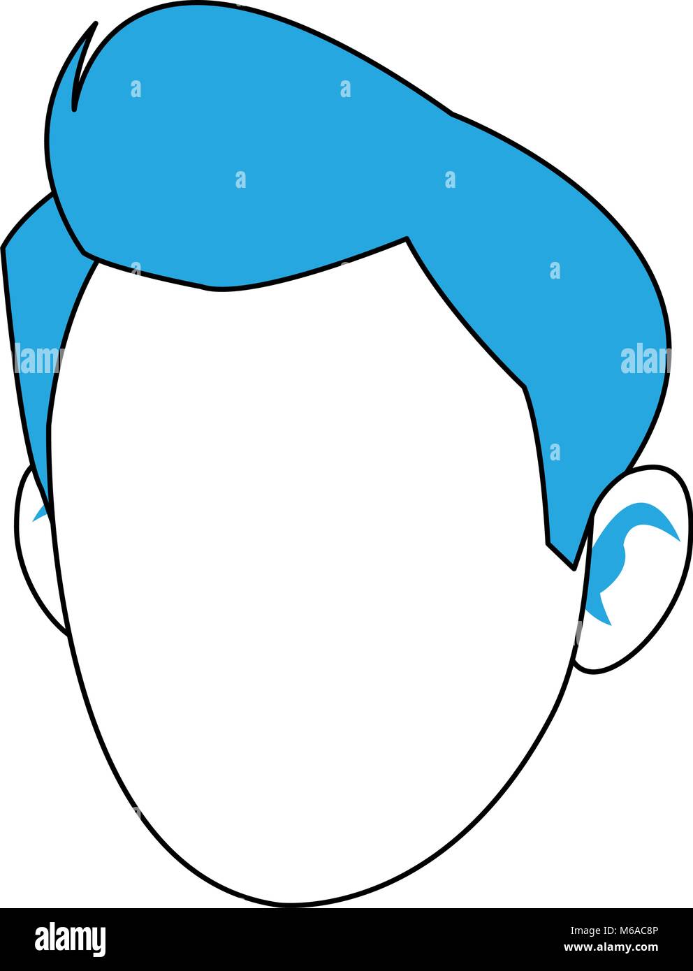 Man faceless cartoon Stock Vector Image & Art - Alamy