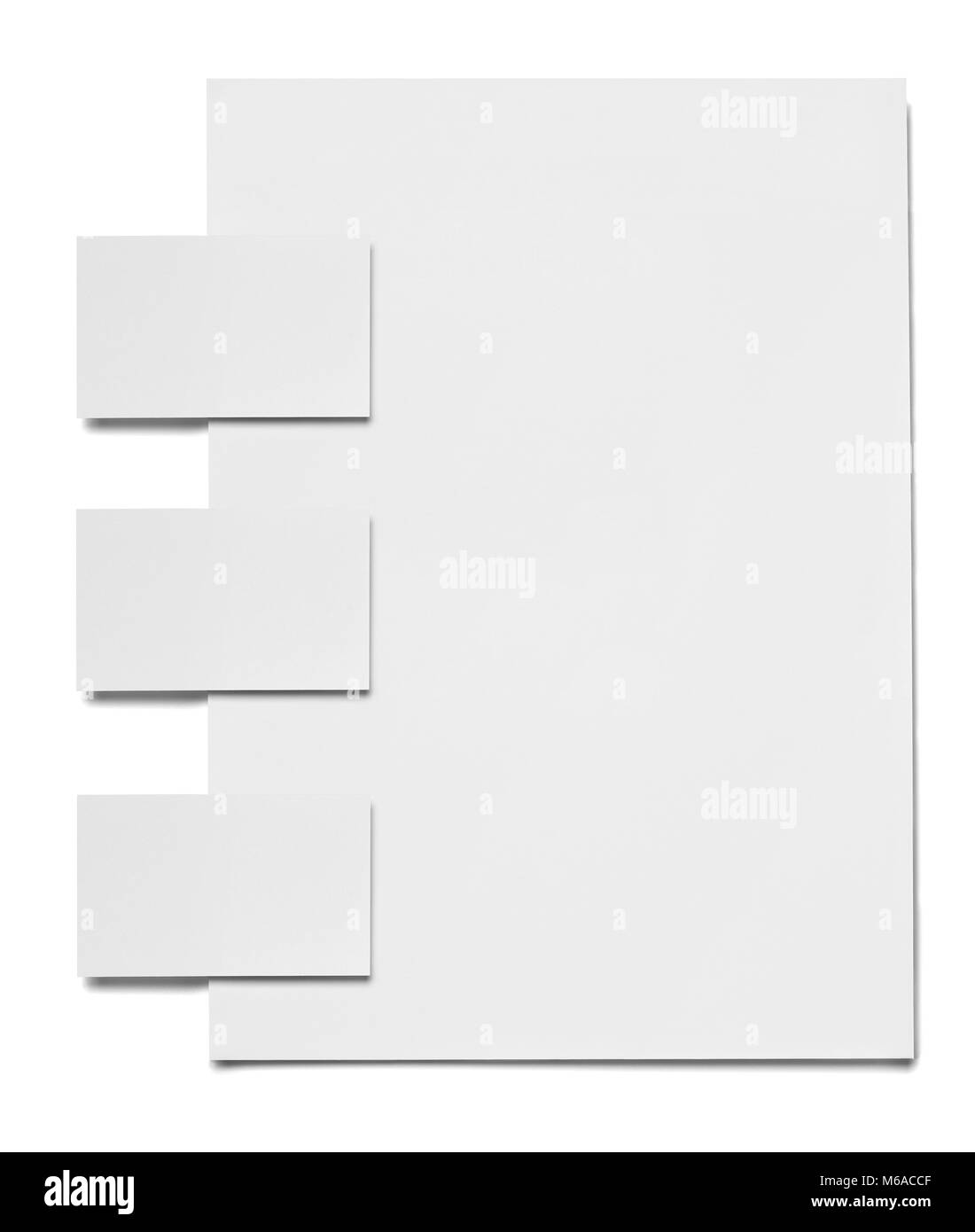close up of a white paper document on white background Stock Photo - Alamy