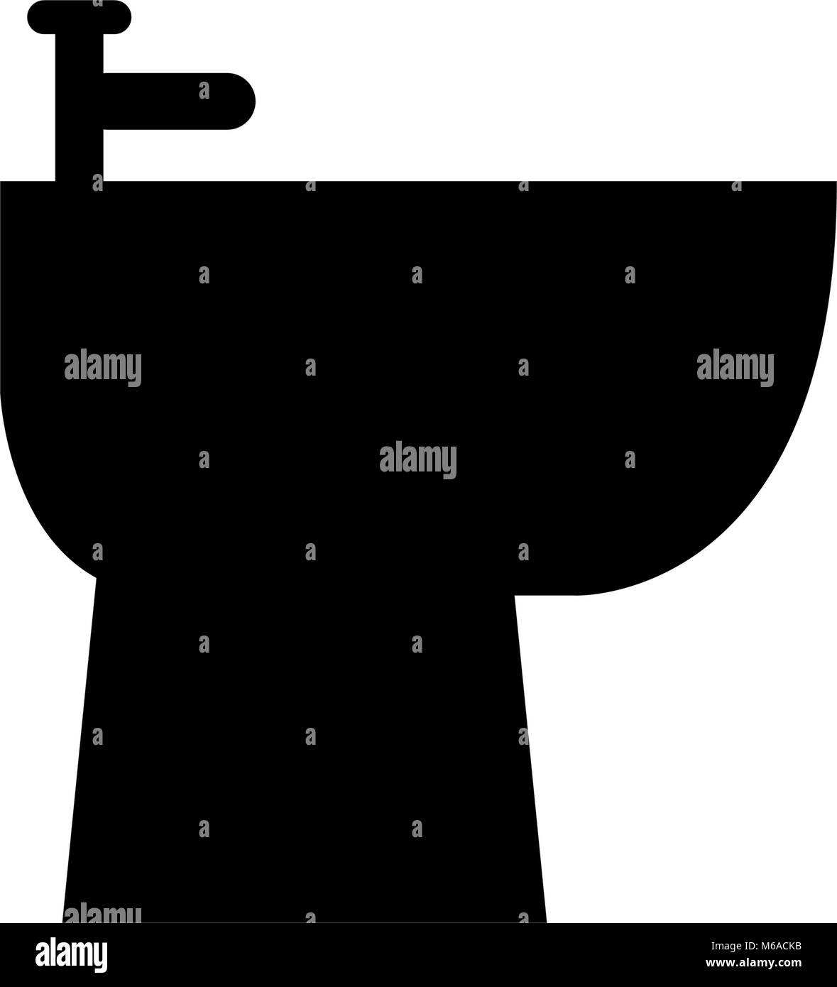 Bidet icon Stock Vector Images - Alamy