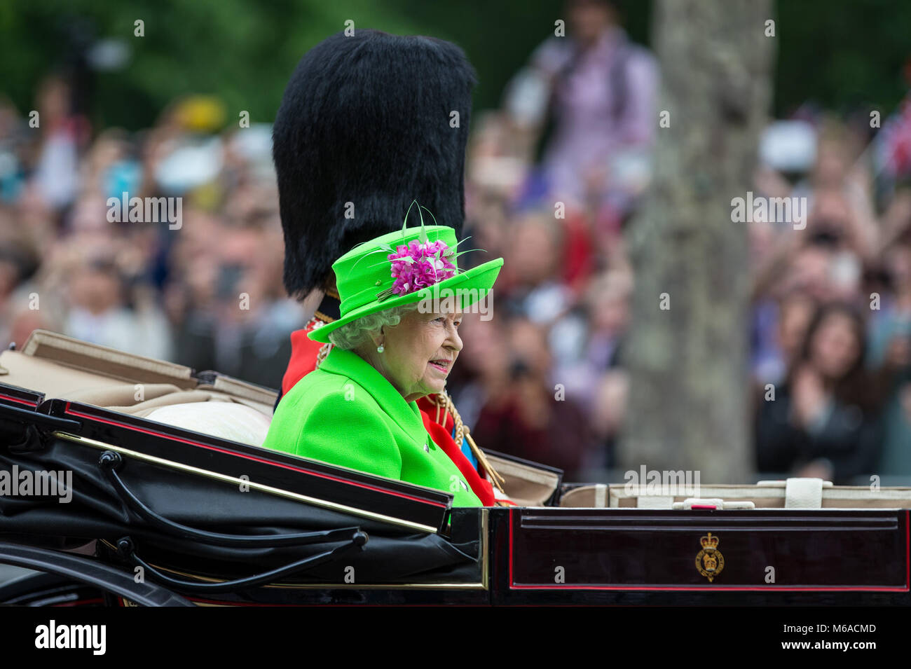 HRH Queen Elizabeth II during Trooping the Colour - HRH the Queen's ...
