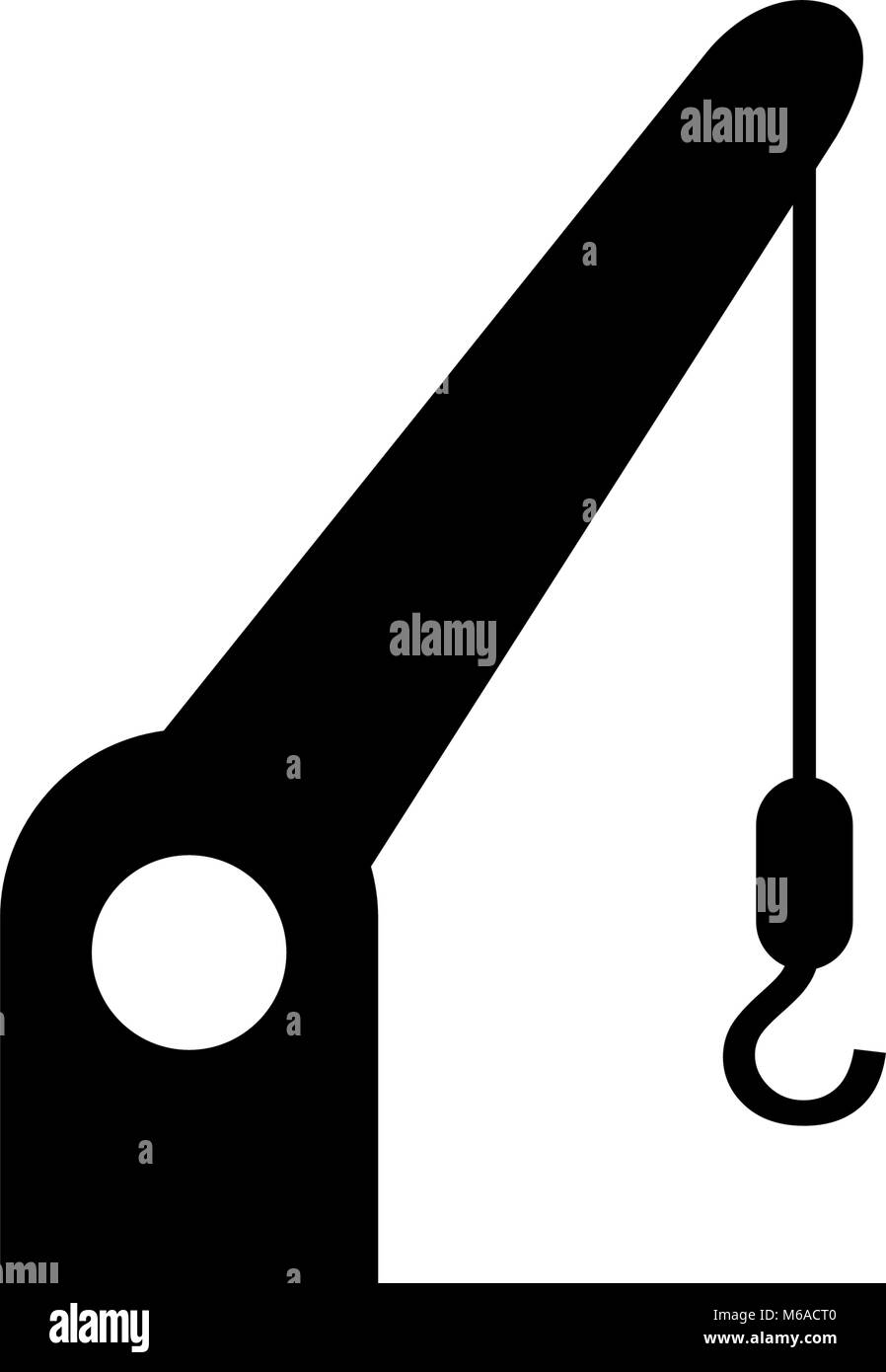 cargo crane icon Stock Vector Image & Art - Alamy