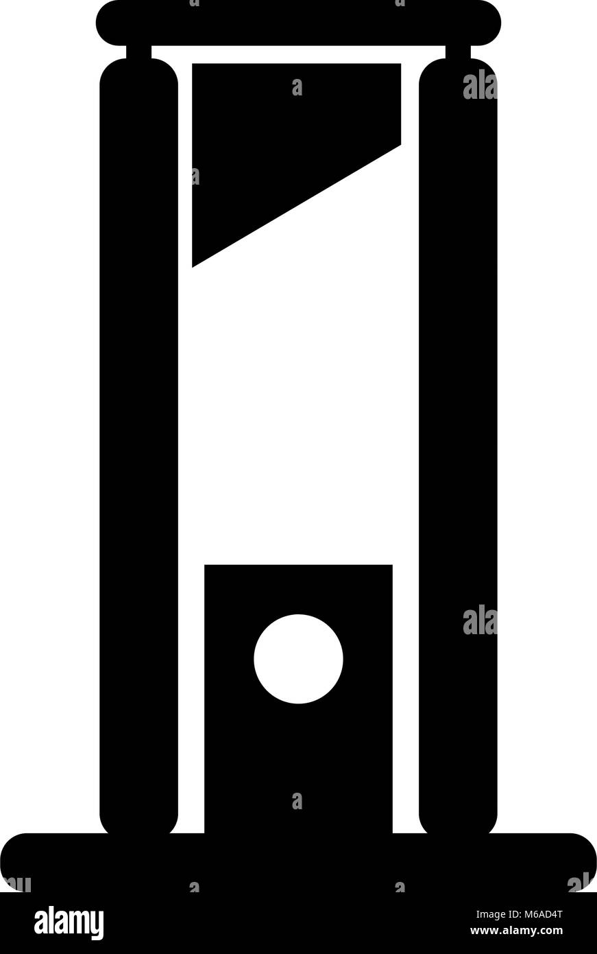 Danger guillotine Stock Vector Images - Alamy