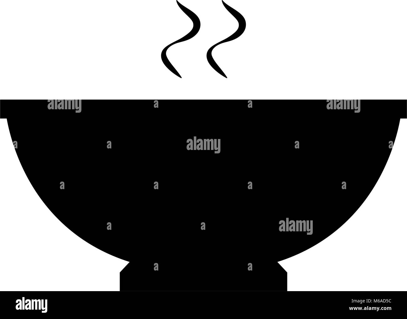 hot food bowl icon Stock Vector Image & Art - Alamy