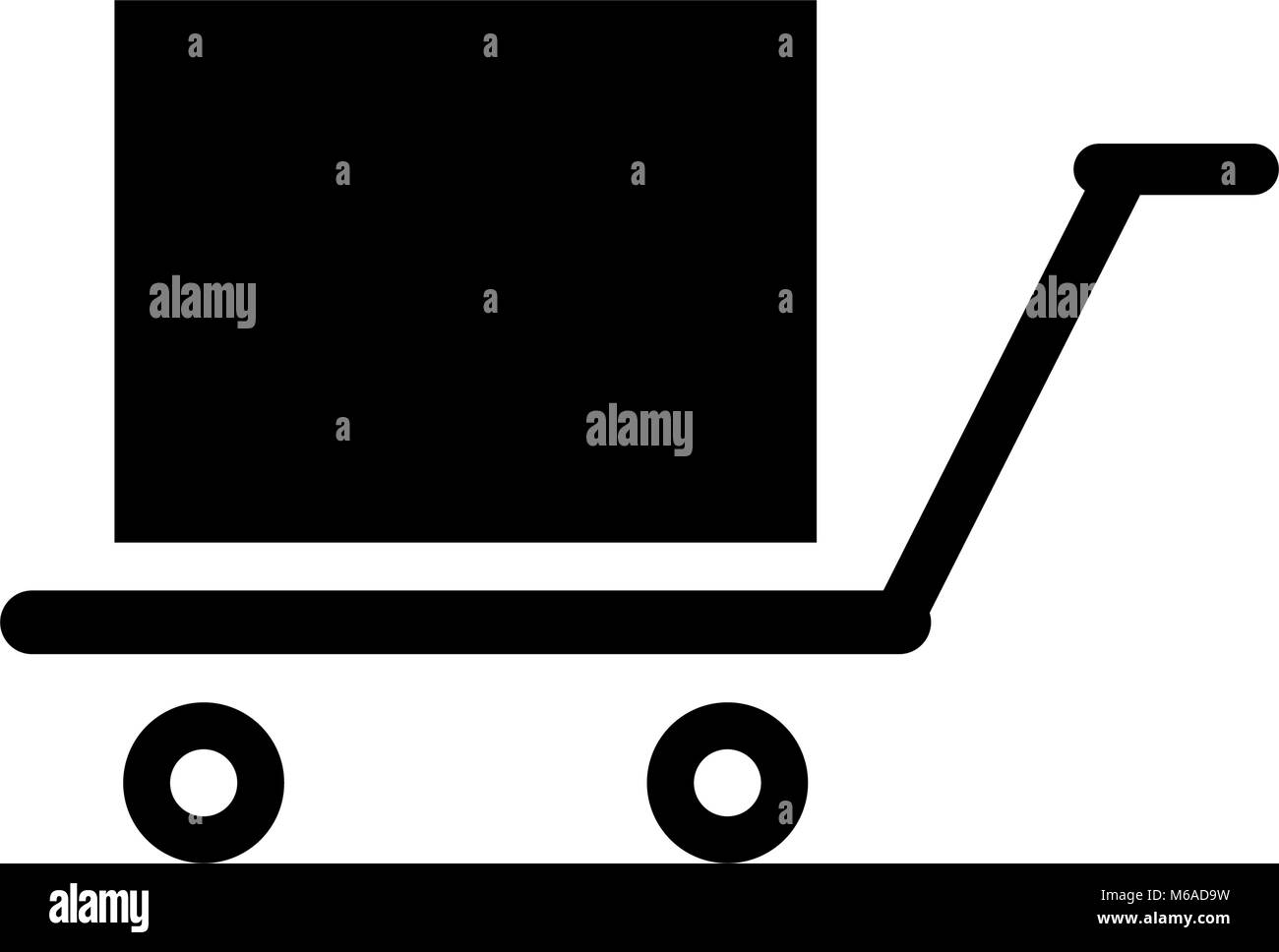 logistic freight cart Stock Vector Image & Art - Alamy