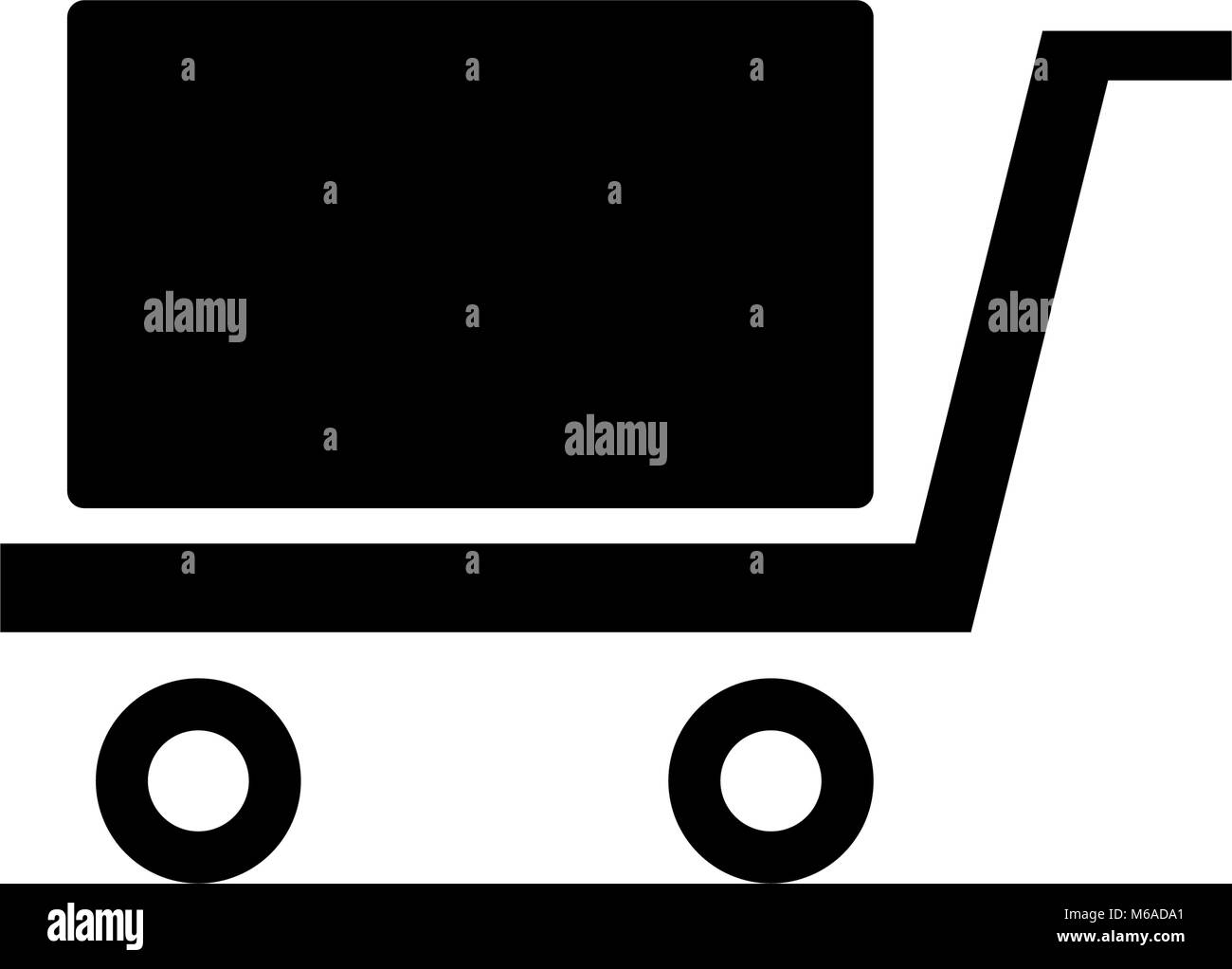 logistic freight cart Stock Vector Image & Art - Alamy