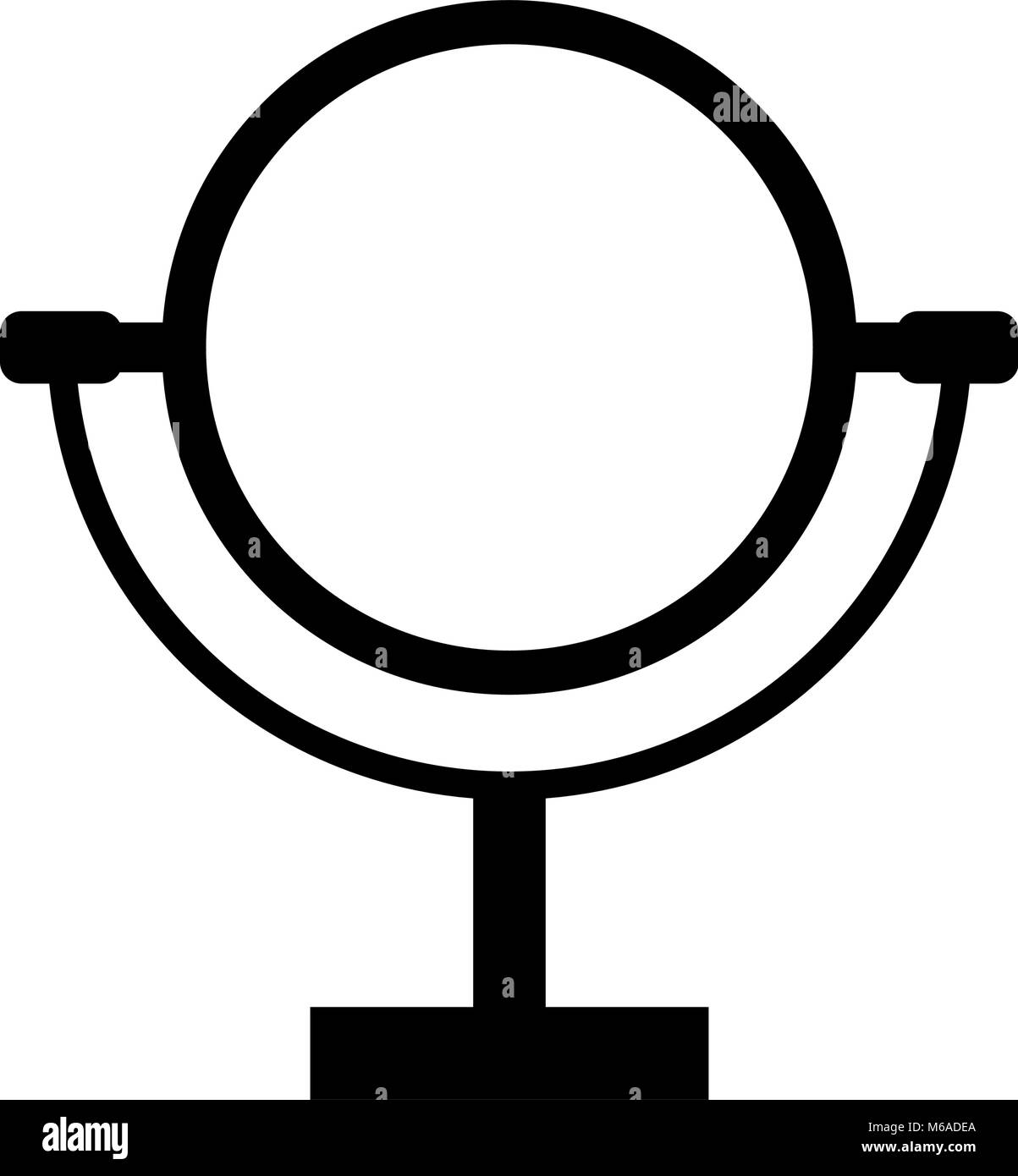 Small hand mirror Black and White Stock Photos & Images - Alamy