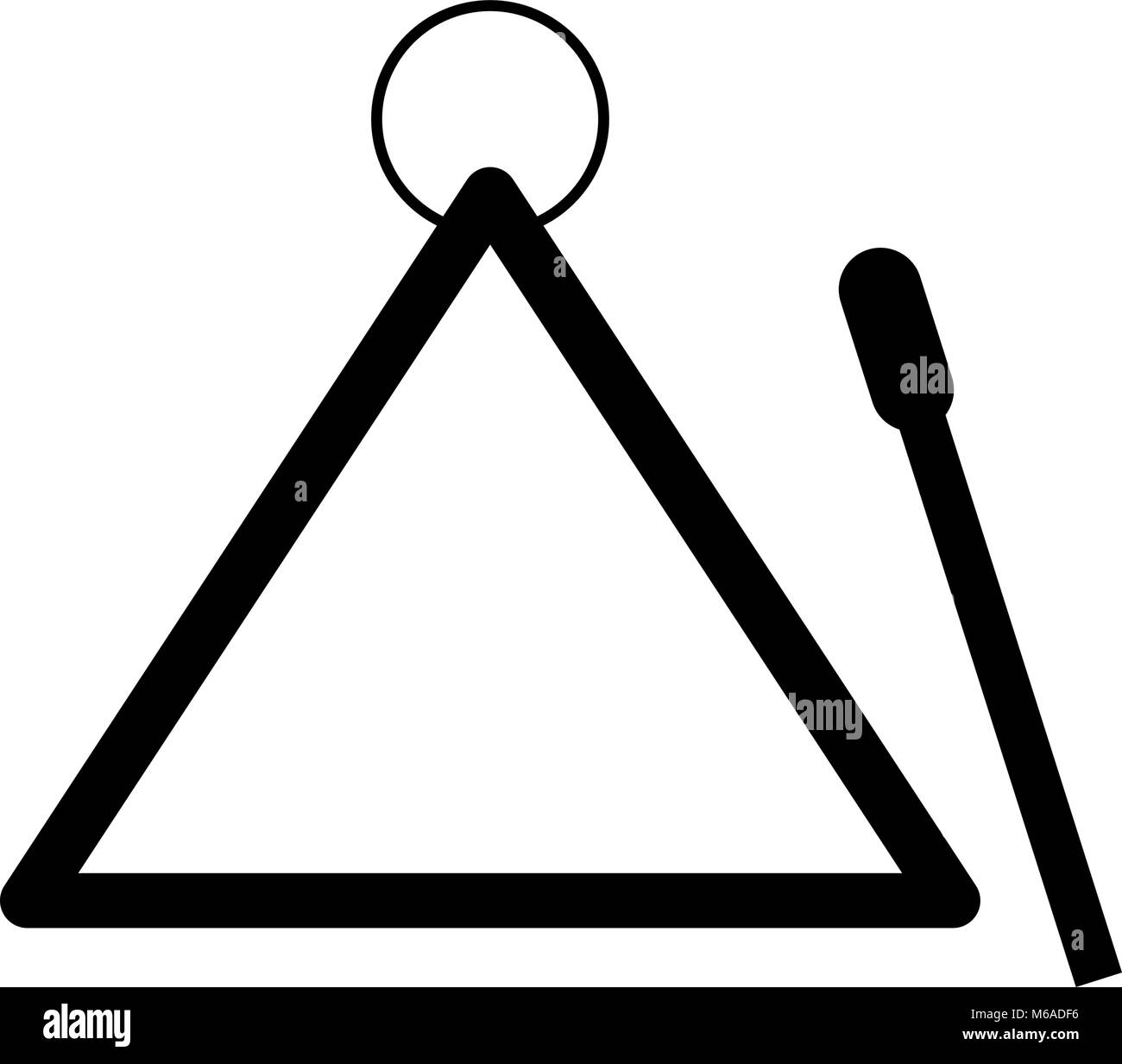 musical icon triangle Stock Vector Image & Art - Alamy