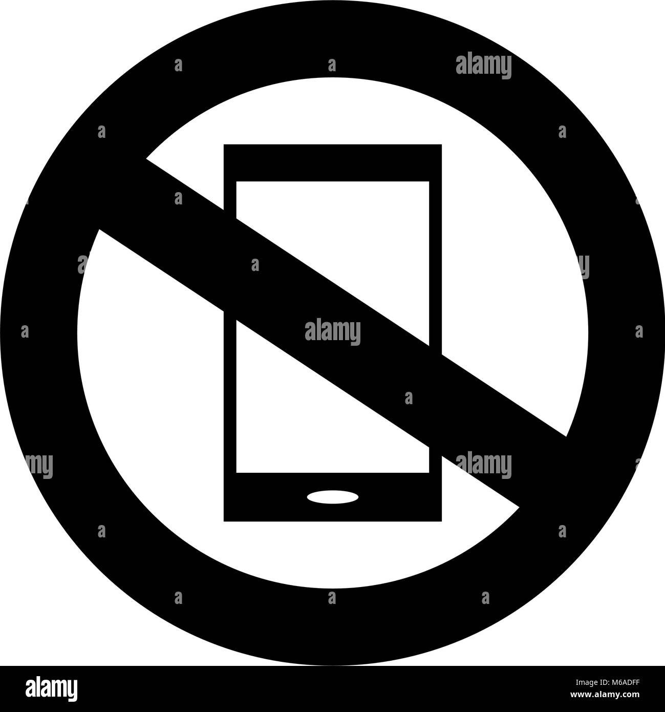 no phone icon Stock Vector Image & Art - Alamy