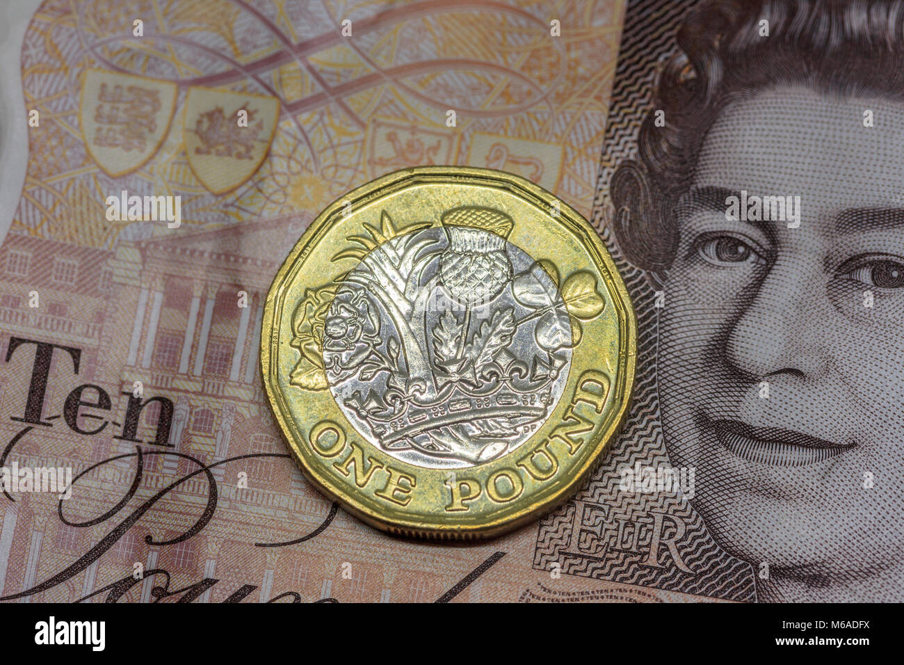 UK money, coins and banknotes Stock Photo - Alamy