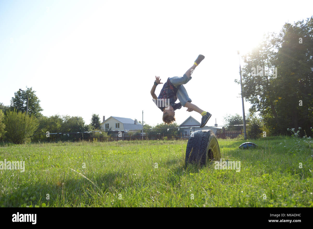 Someone Doing A Somersault