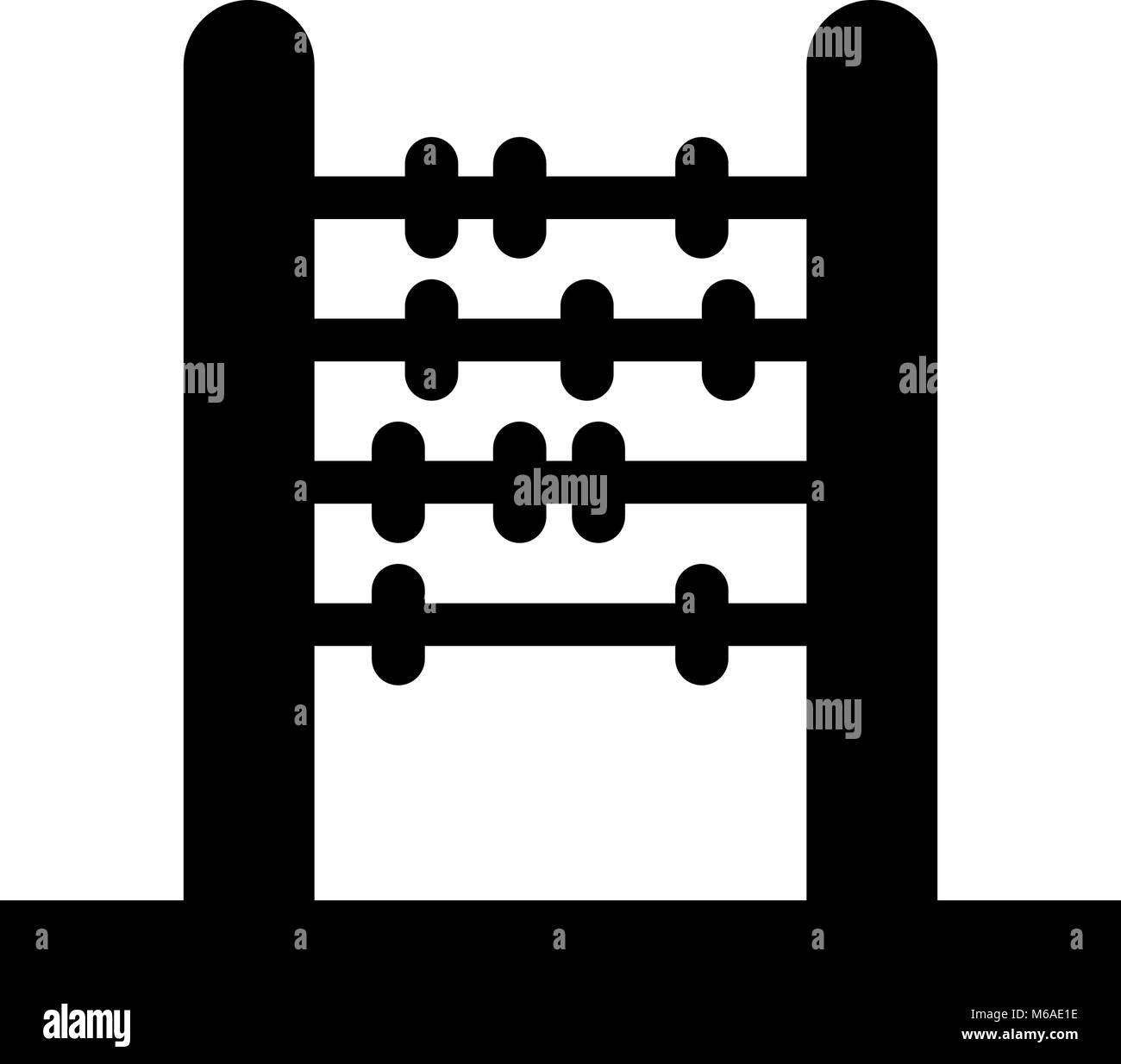 Black background abacus Black and White Stock Photos & Images - Alamy