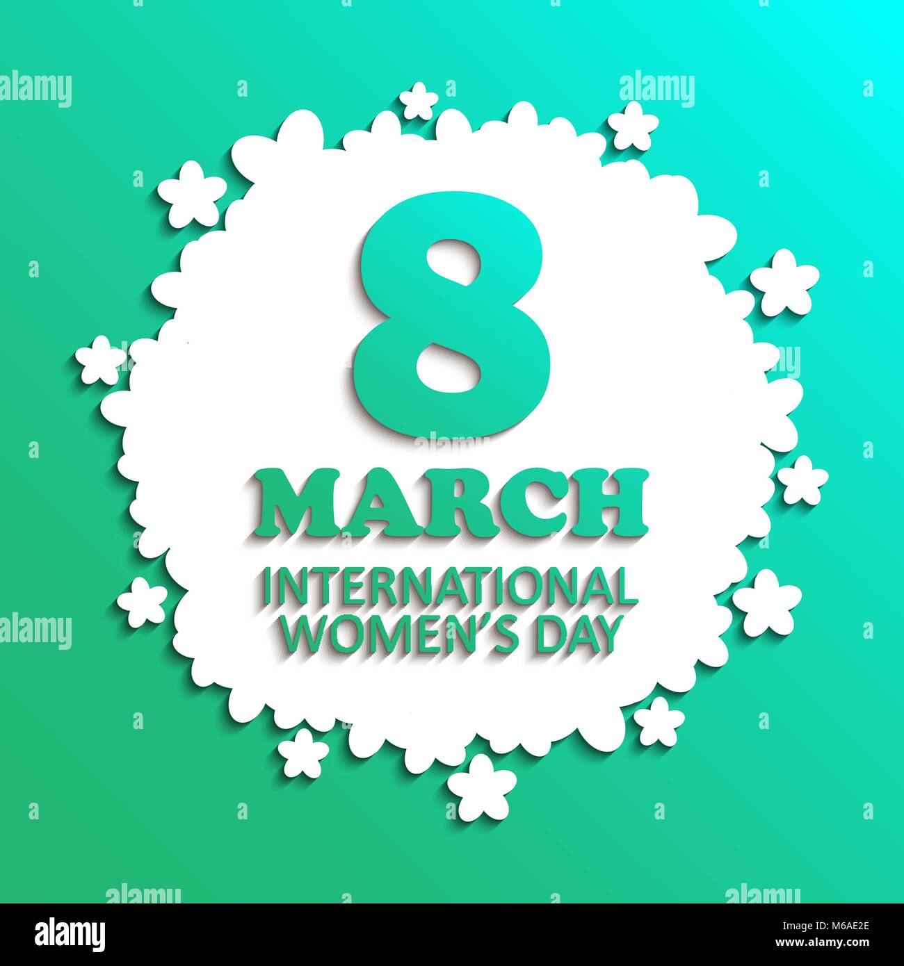 March 8 illustration Stock Vector Images - Alamy