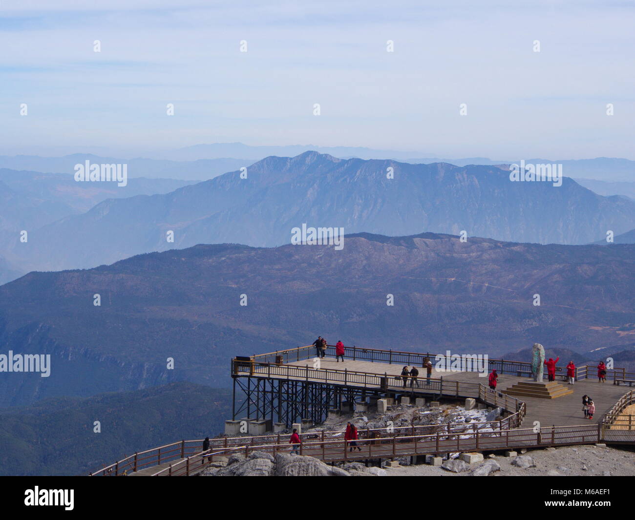 A Stunning view of Jade Dragon Snow Mountain in Lijiang Yunnan Province ...