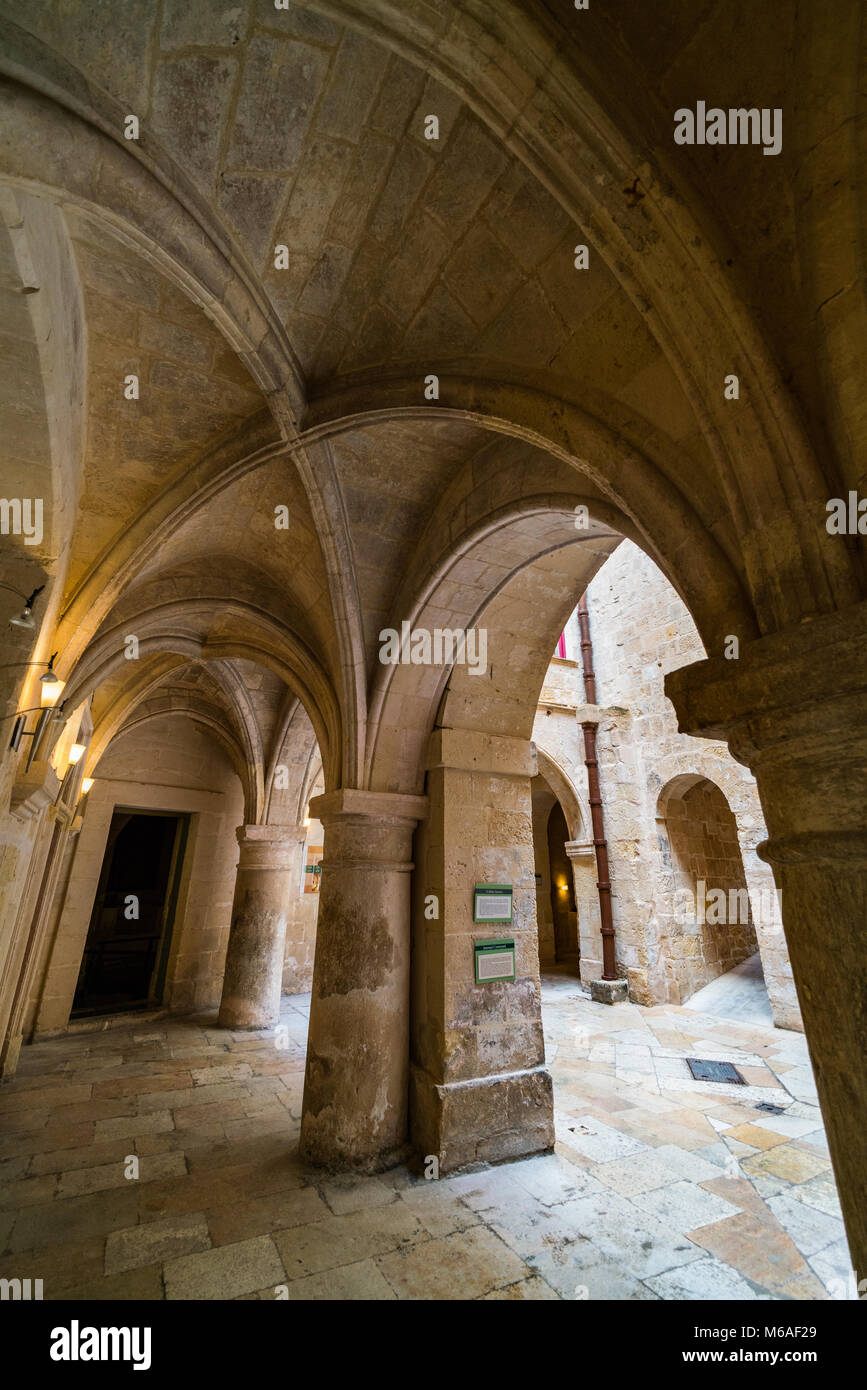 Interior of the Inquisitor's Palace, Malta, Europe Stock Photo - Alamy
