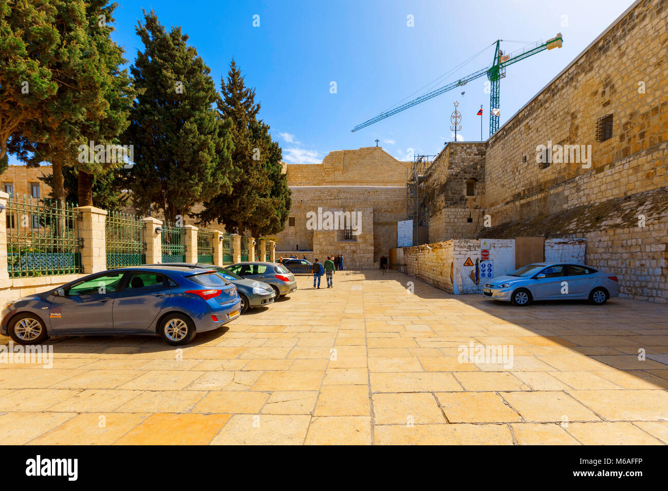 Bethlehem, West Bank- March 12, 2017: In 2012, the Birthplace of Jesus ...