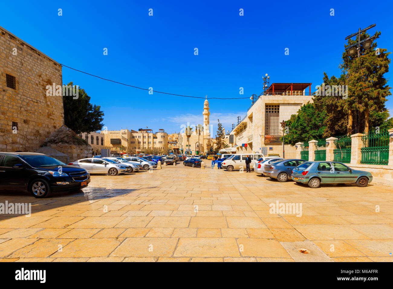 Bethlehem, West Bank- March 12, 2017: In 2012, the Birthplace of Jesus ...