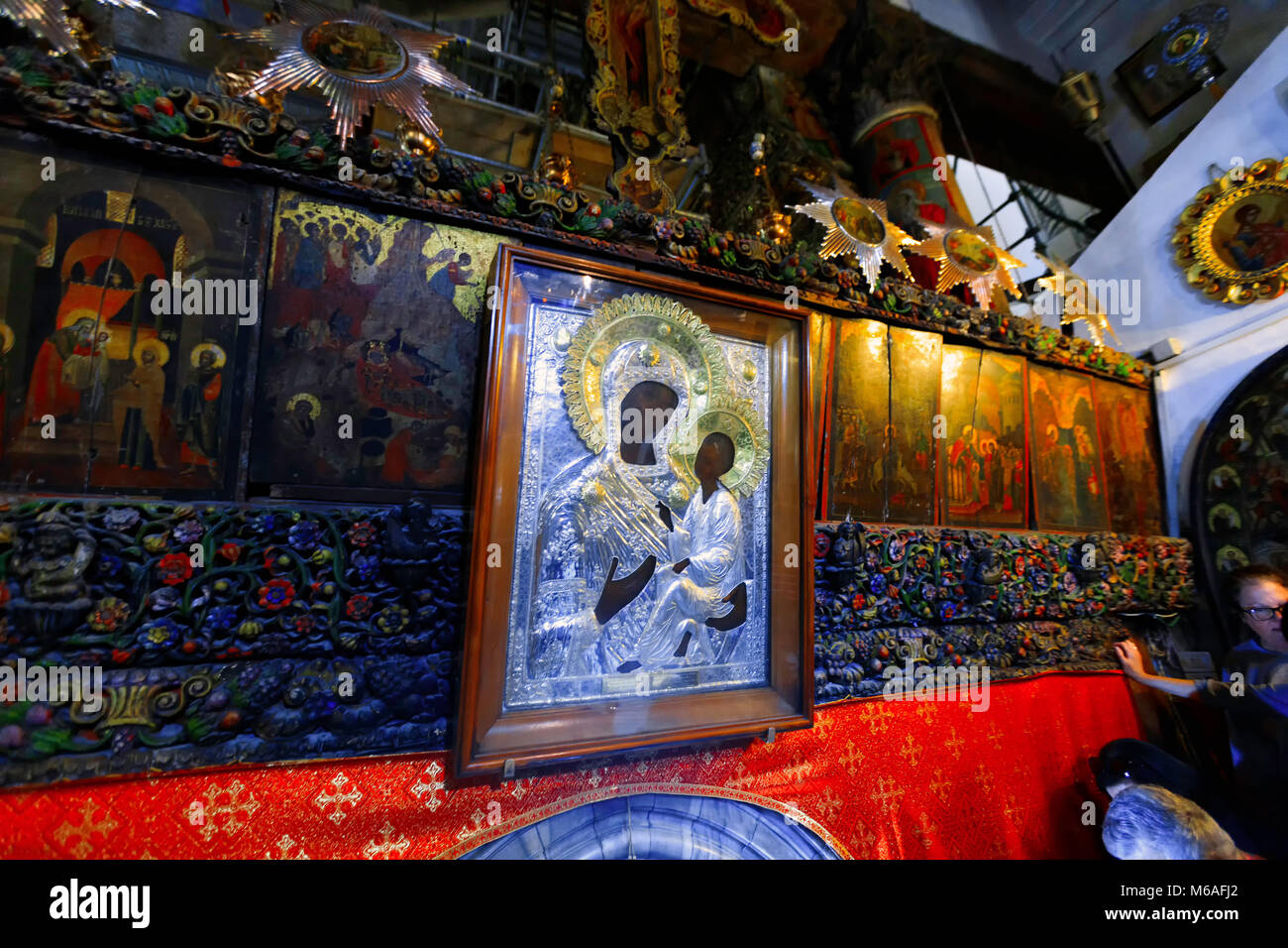 Bethlehem, West Bank- March 12, 2017: In 2012, the Birthplace of Jesus ...