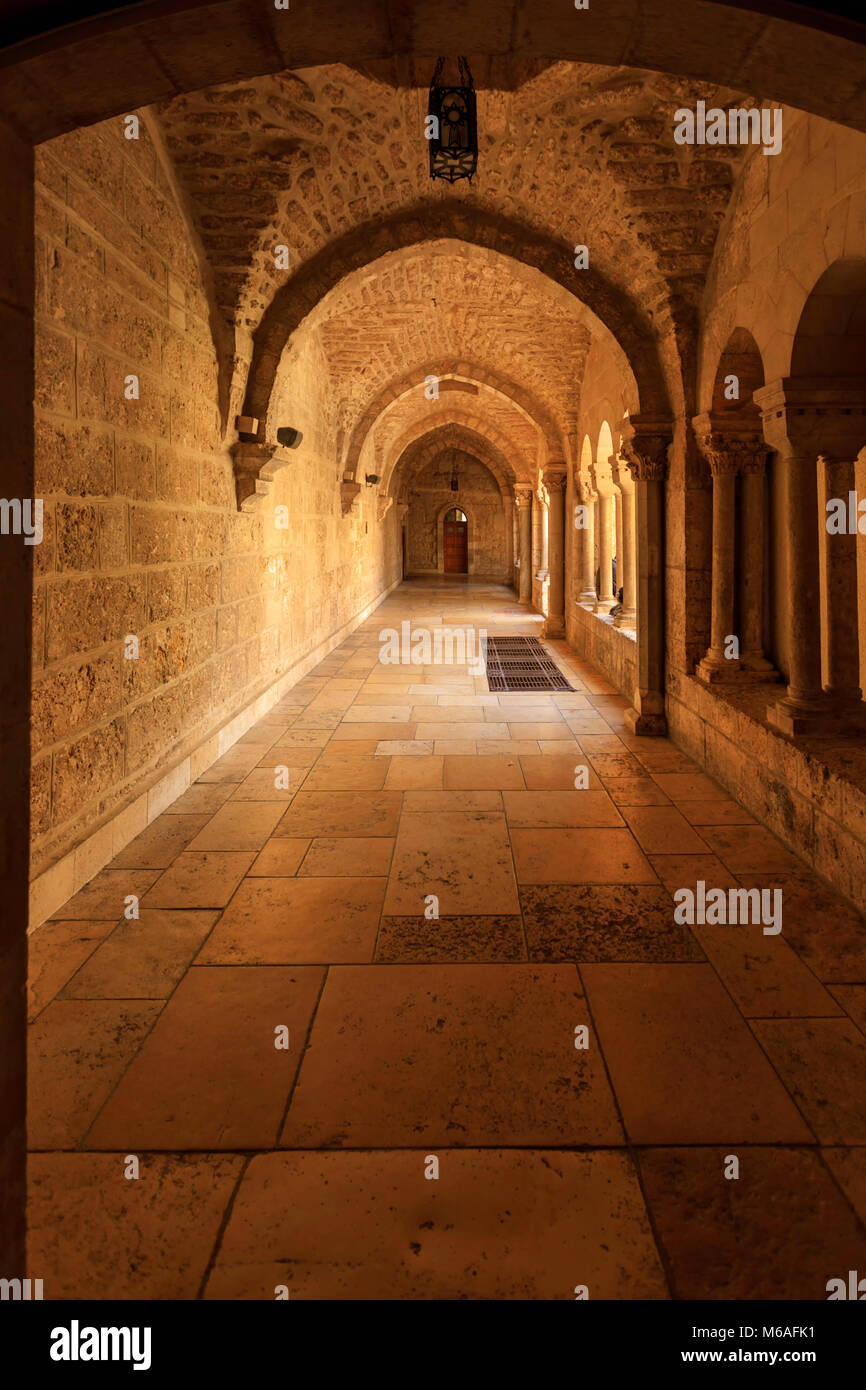 Bethlehem, West Bank- March 12, 2017: In 2012, the Birthplace of Jesus ...