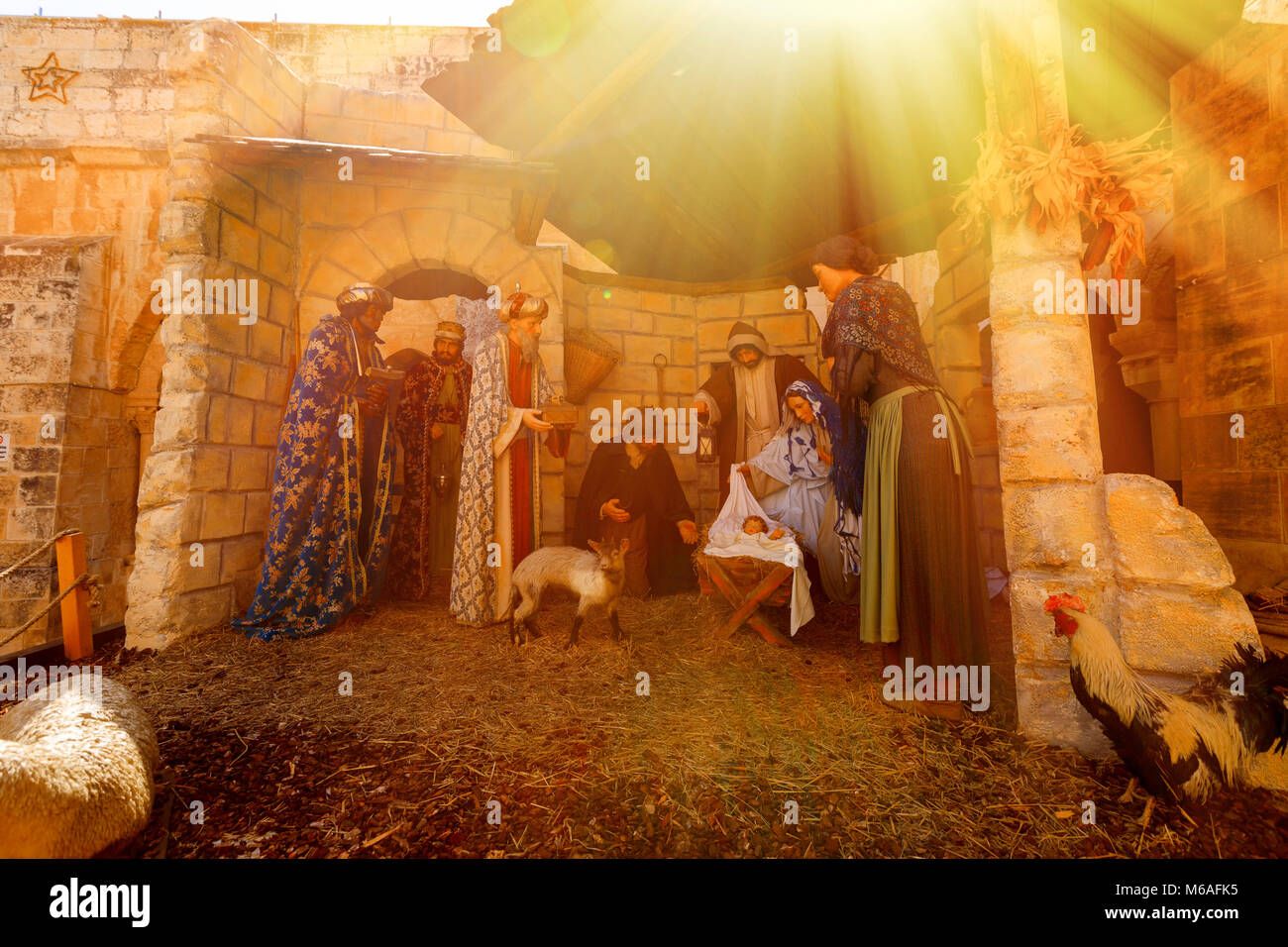 Bethlehem, West Bank- March 12, 2017: In 2012, the Birthplace of Jesus ...