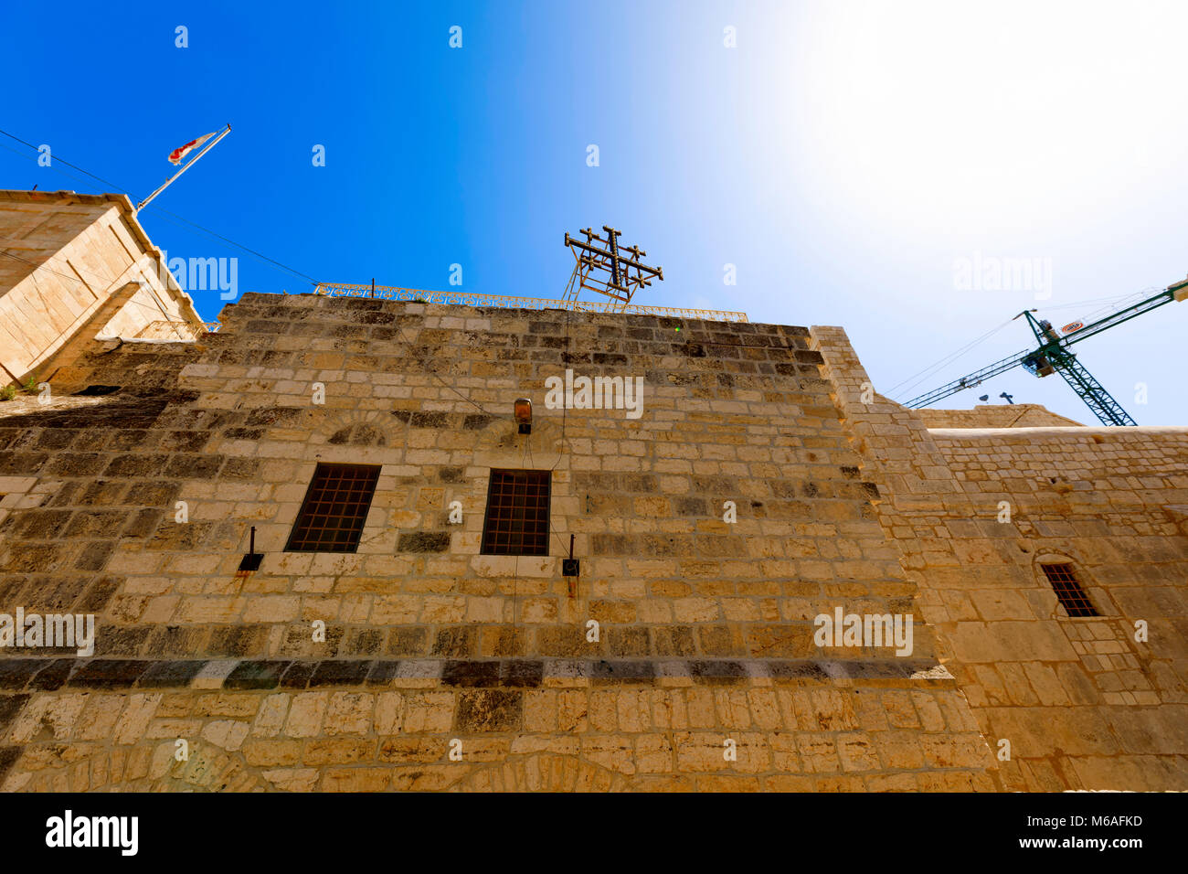 Bethlehem, West Bank- March 12, 2017: In 2012, the Birthplace of Jesus ...
