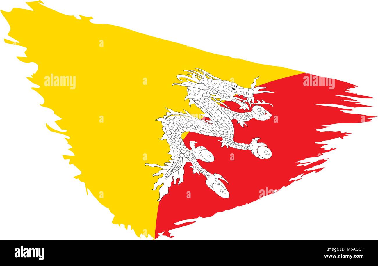 Bhutan flag, vector illustration Stock Vector Image & Art - Alamy