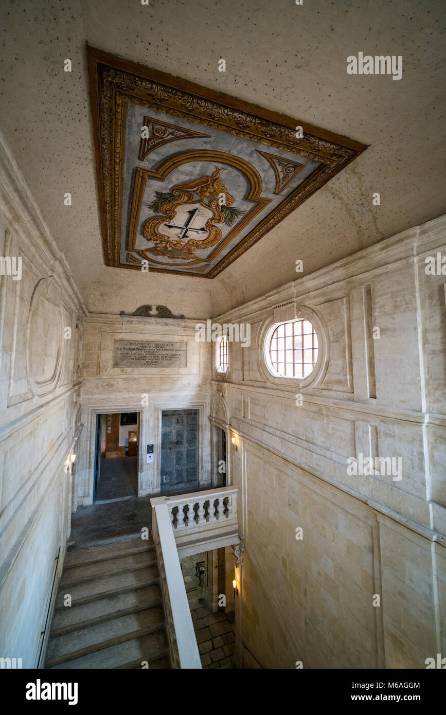 Interior of the Inquisitor's Palace, Malta, Europe Stock Photo - Alamy
