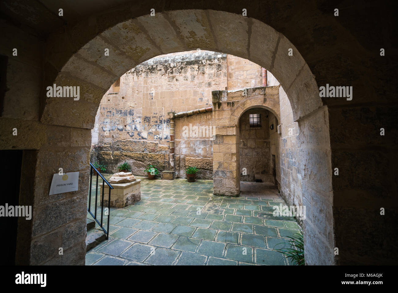Interior of the Inquisitor's Palace, Malta, Europe Stock Photo - Alamy