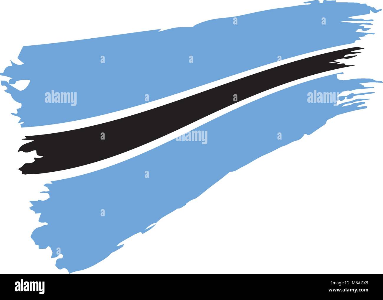 Botswana flag, vector illustration Stock Vector Image & Art - Alamy