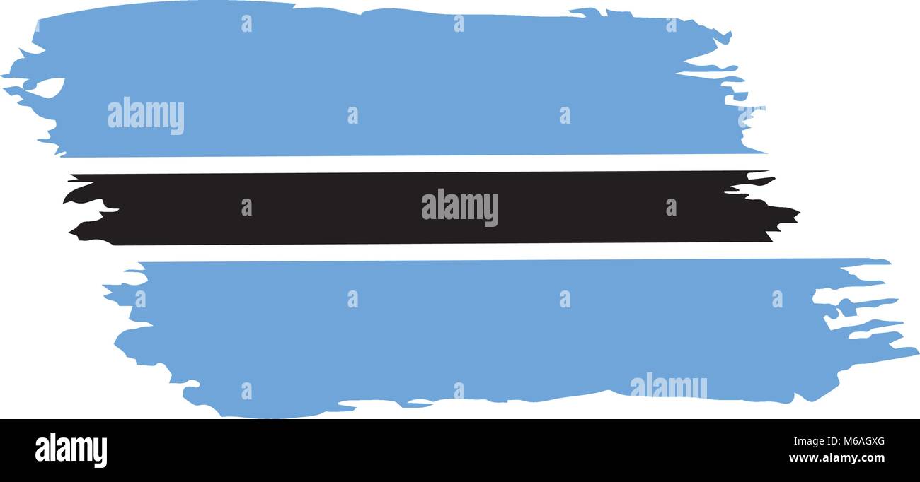 Botswana flag, vector illustration Stock Vector Image & Art - Alamy