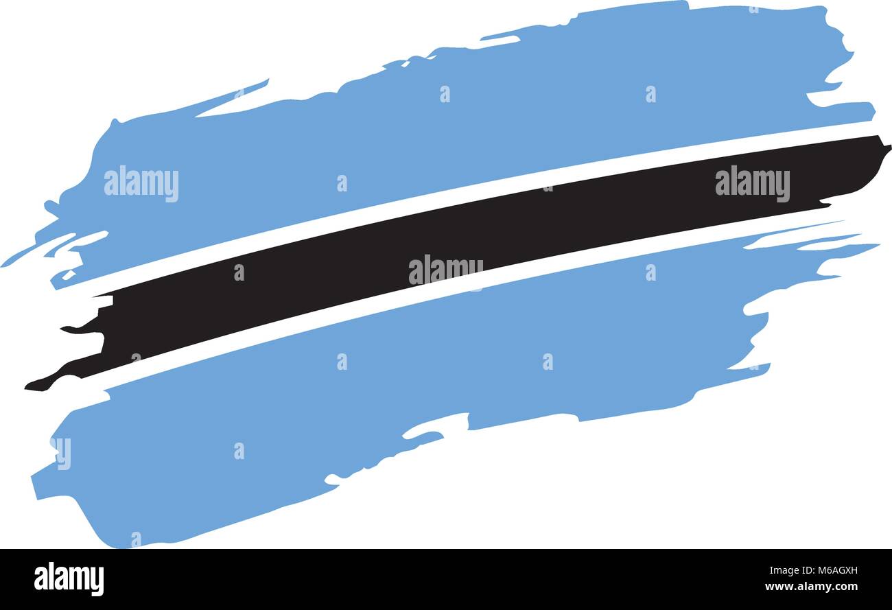 Botswana flag, vector illustration Stock Vector Image & Art - Alamy